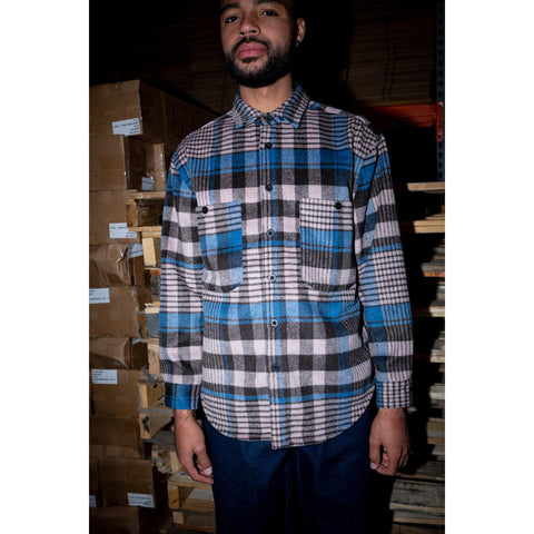 Screen Flannel Shirt [Puce] | Embassy Boardshop